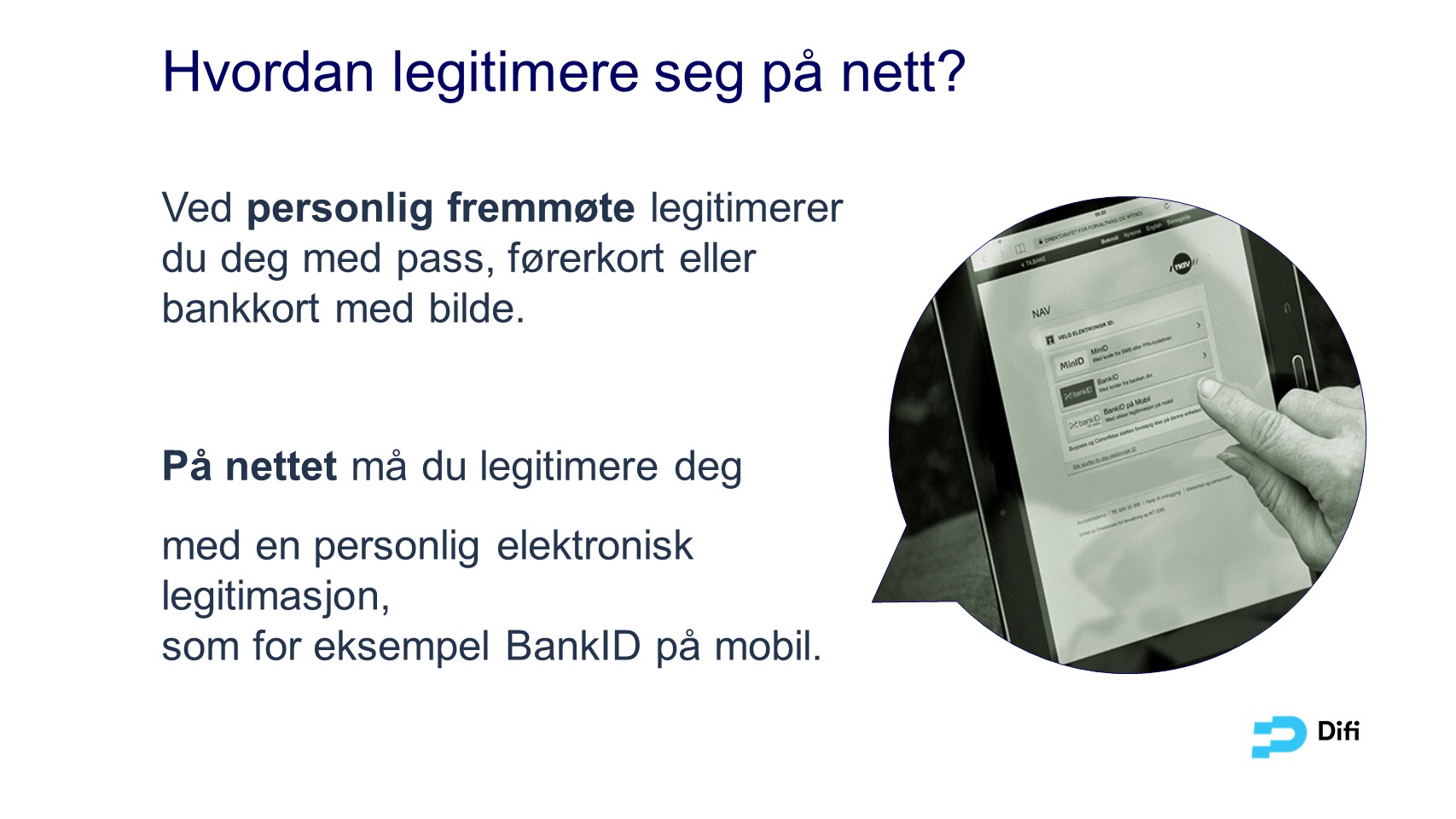 Bankid Logg Inn Med Kodebrikke Hos Det Offentlige